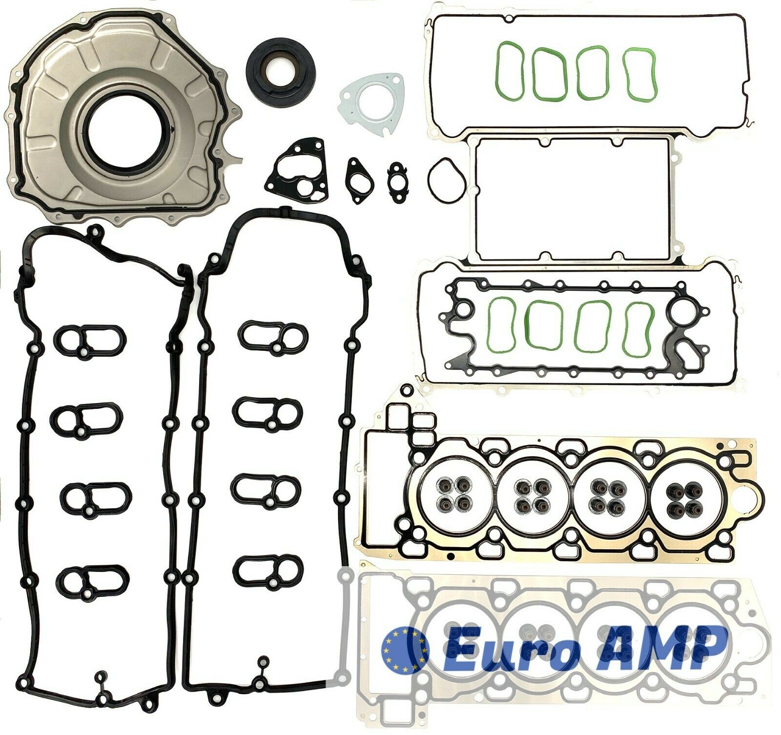 2013+ Jaguar Land Rover Engine Gasket Set for AJ133 5.0L V8 Supercharg ...