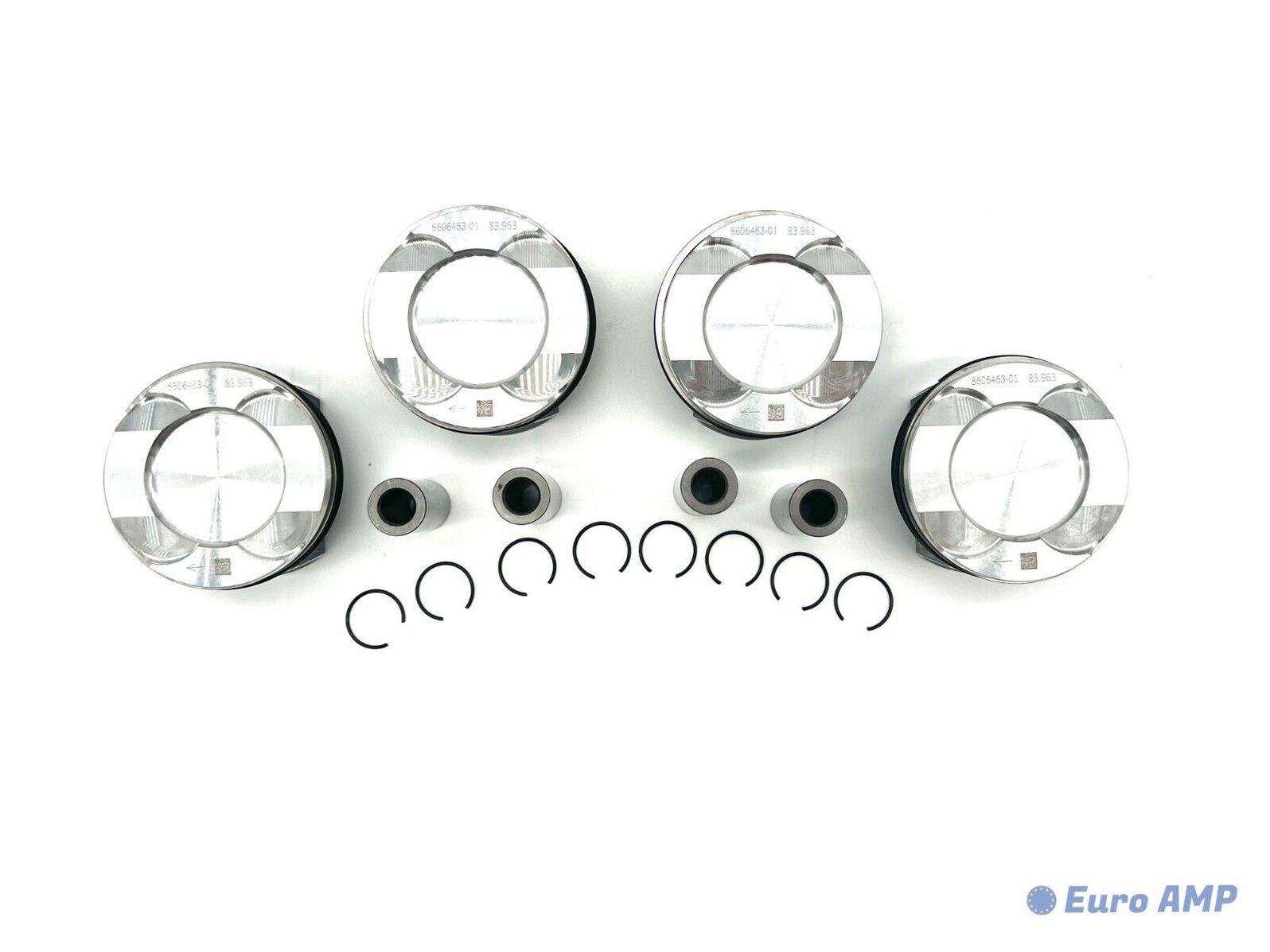 2012-2018 BMW Engine Piston with Rings Set Of (4) 2.0L L4 N20 N26 Turb ...