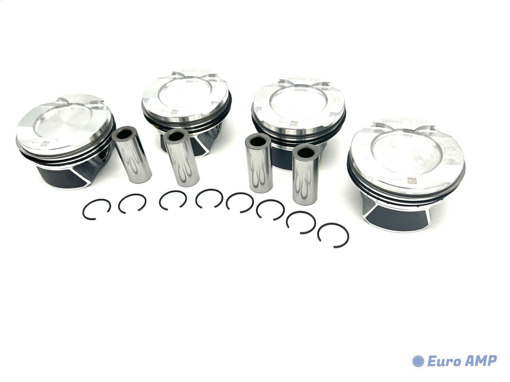 2012-2018 BMW Engine Piston with Rings Set Of (4) 2.0L L4 N20 N26 Turb ...