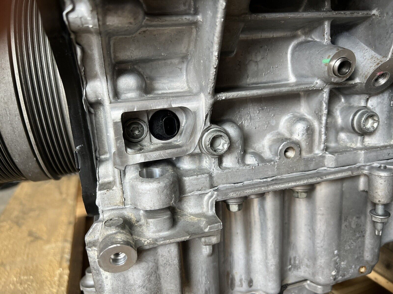 Jaguar Engine Long Block W/ Oil Pump Sensor Hole AJ126 3.0L V6 Superch ...
