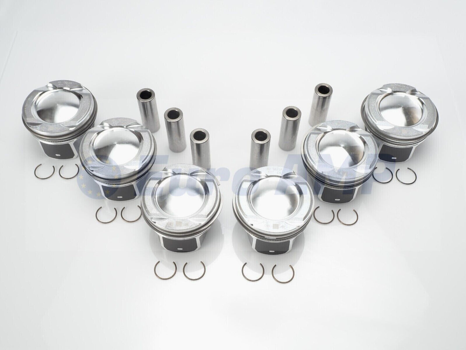 2019+ Land Rover Jaguar Piston Set (6) Gas 3.0L I6 AJ20P6 Turbo Sc Ing ...