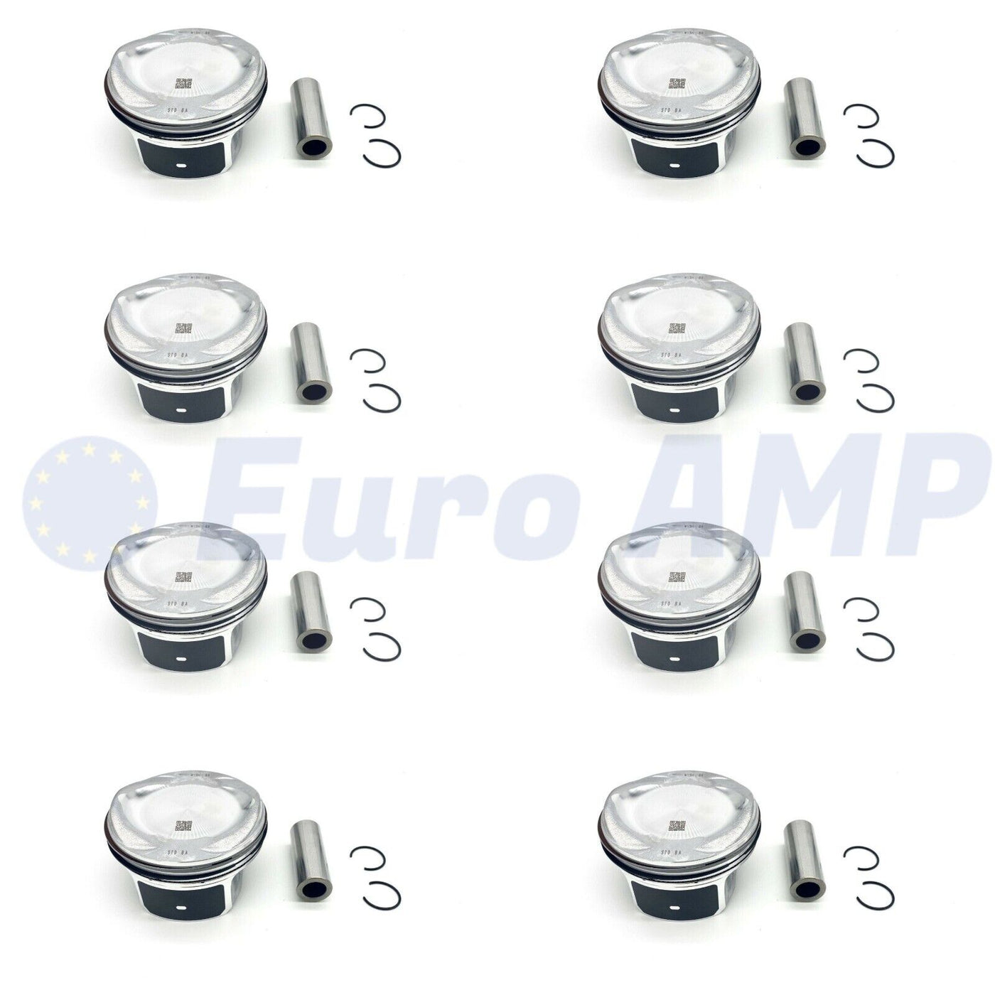 Jaguar Land Rover Piston Assembly STD Set (8) (w/ rings) AJ133 5.0 N/A ...