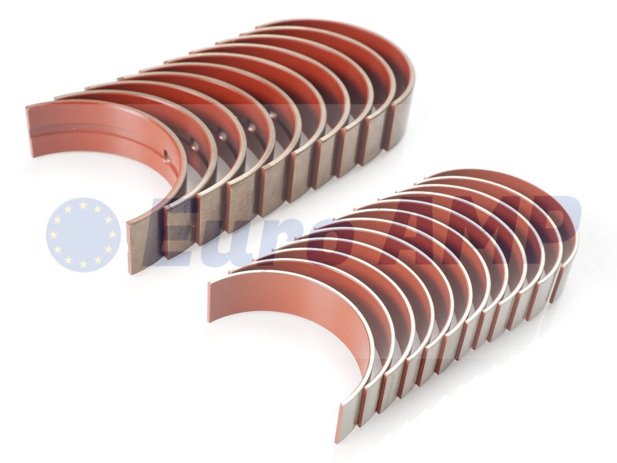 Jaguar XE XF XJ F-Type 3.0L V6 Polymer Coated Main & Connecting Rod Be ...